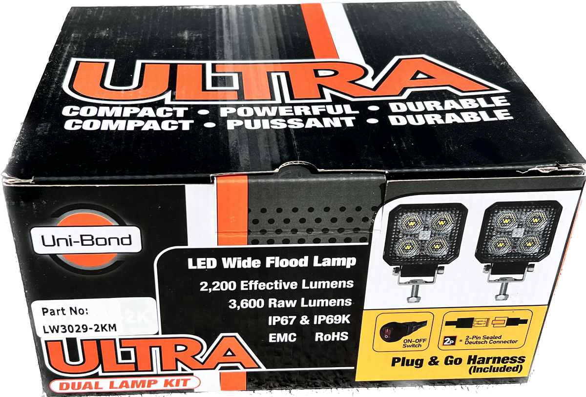 DUAL LED WIDE FLOOD LAMP UNIBOND – Nova International Ltd